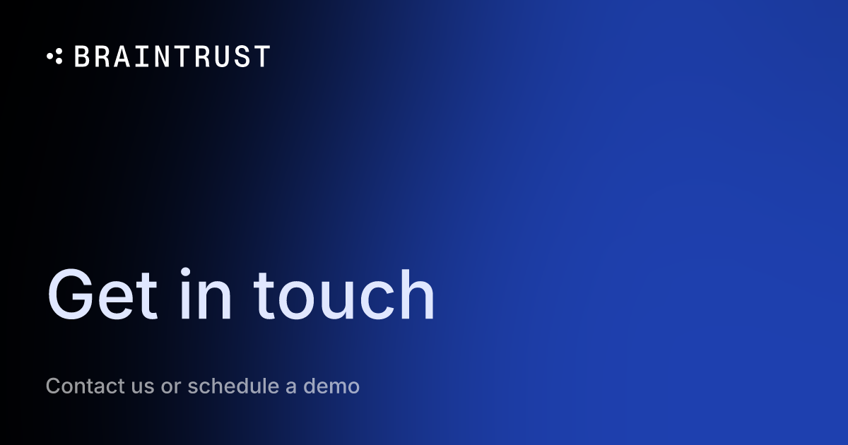 Contact — Braintrust